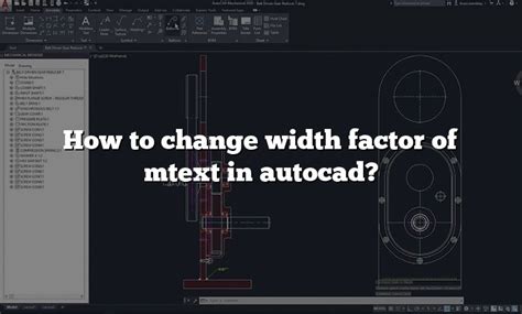 How To Change Width Factor Of Text In Autocad Free Word Template