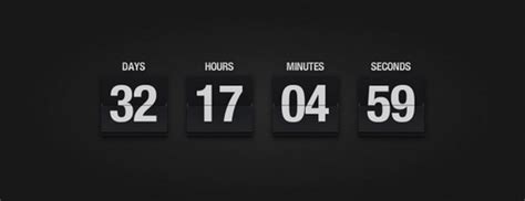 Free Flip Clock Counter Psd Templates Freeimages