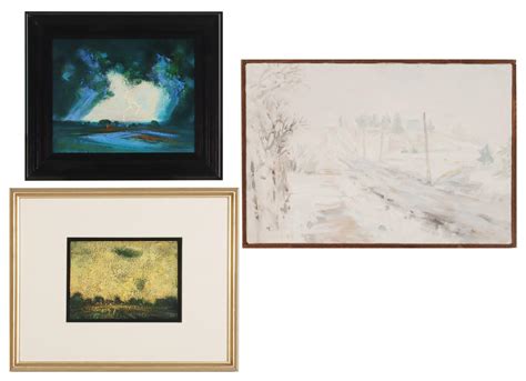 71 David Melby 1942 2014 Three Original Works