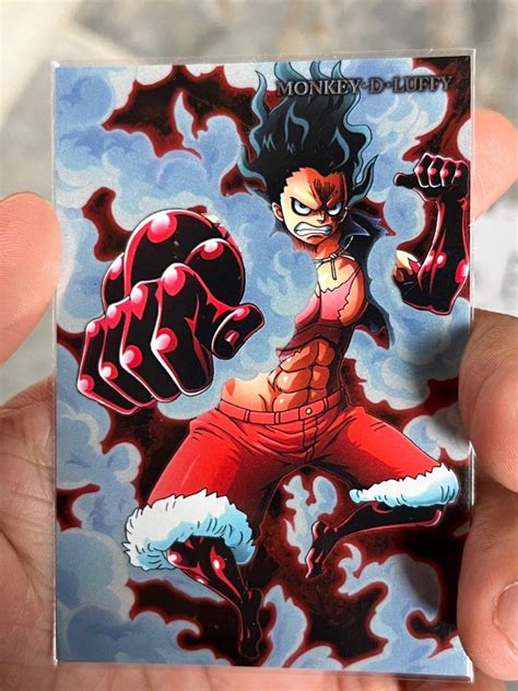 Luffy Gear 4 One Piece Wafer Card Free 2 Wafer Card Hobbies And Toys