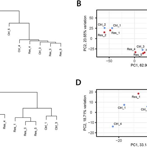 Preliminary Plots For Sample Quality Control Hierarchical Clustering