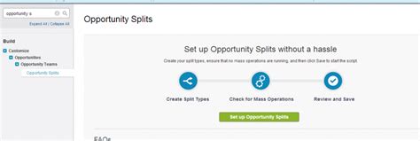 Opportunity Splits Split Credits Across Your Team Salesforce Tutorial