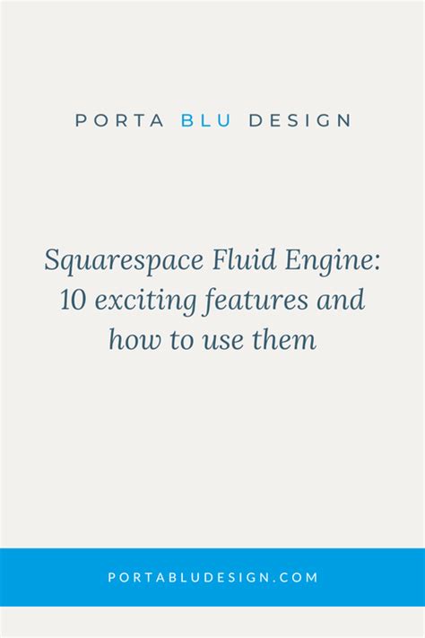 10 Fluid Engine Features And How To Use Them — Porta Blu Design