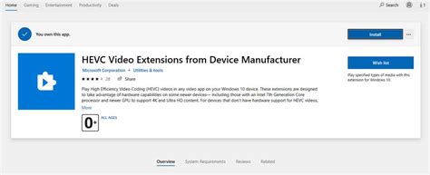How To Get HEVC Codec Windows For Free