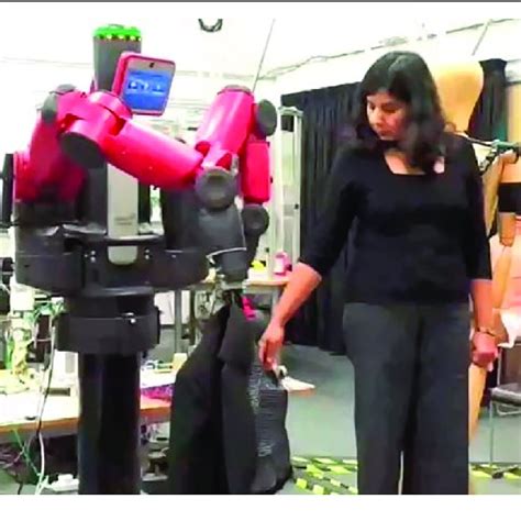 Dressing Assistance Task Performed By A Robot Download Scientific Diagram