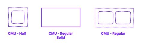 Cmu Regular Solid Dimensions And Drawings