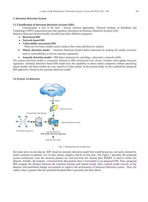 intrusion detection system ids anomaly detection using outlier