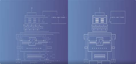 ASCII Art Unicode Helftone