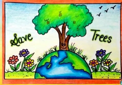 How To Draw Save Environment Poster Save Tree Save Earth 40 OFF