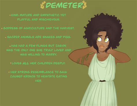 Lore Olympus Reimagining Demeter Runpopularloreolympus
