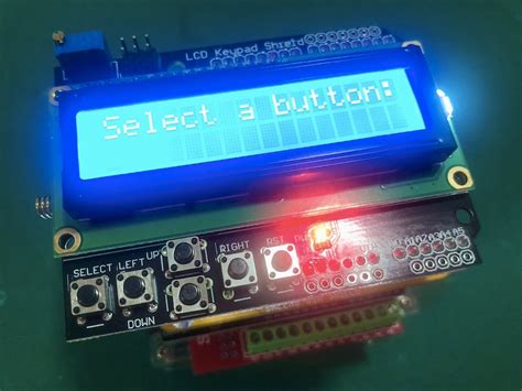 Four Mode Selection 16x2 Lcd Keypad Shield