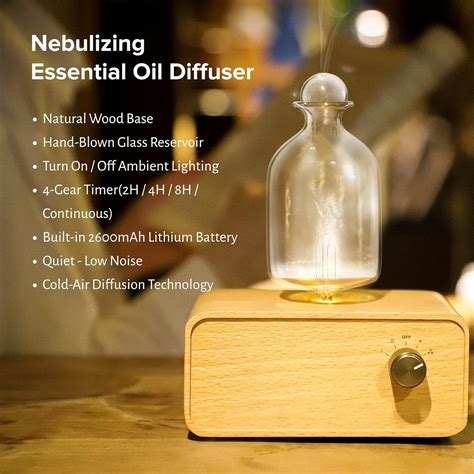Omsint Nebulizing Essential Oil Diffusers For Aromatherapy India Ubuy