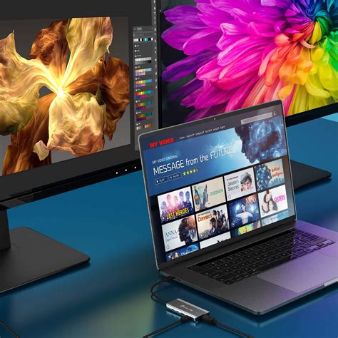 Customer Reviews J5create USB4 Dual 4K Multi Port Hub Space Gray Black JCD401 Best Buy