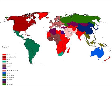 Geographic Distribution Of Hcv Genotypes Download Scientific Diagram
