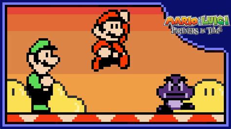 Mario Luigi De 8 Bits Progress Bar With Super Mario 8 Bit Luigi