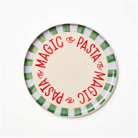 J And Co Love Notes Platter Pasta Stripe Common Circus