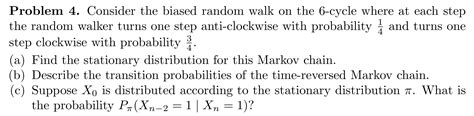 solved problem 4 ﻿consider the biased random walk on the