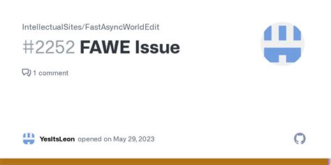 Fawe Issue · Issue 2252 · Intellectualsites Fastasyncworldedit · Github