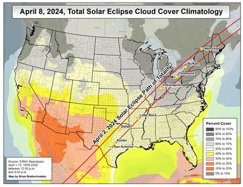 Total Solar Eclipse 2024 Cloud Cover Forecast Opensnow