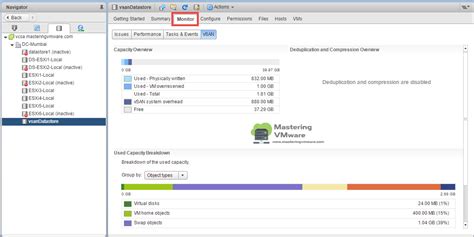 View VSAN Capacity Mastering VMware
