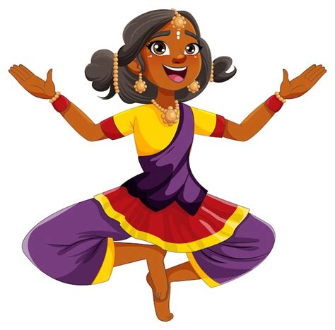 Premium Vector Indian Cartoon Characters In Traditional Cultural Outfit