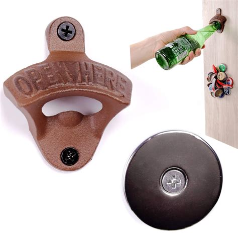 The Best Wall Mounted Beer Bottle Opener Cap Catcher Home Gadgets