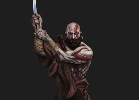 Kratos Japanese Style By Kyle Grech R Godofwar