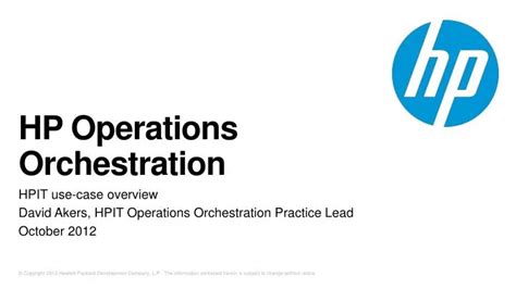 Ppt Hp Operations Orchestration Powerpoint Presentation Free Download Id 2020166