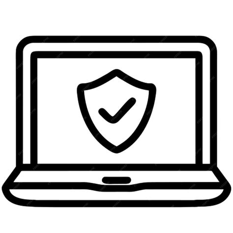 Premium Vector Laptop Icon Outline