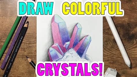 How To Draw Crystals YouTube