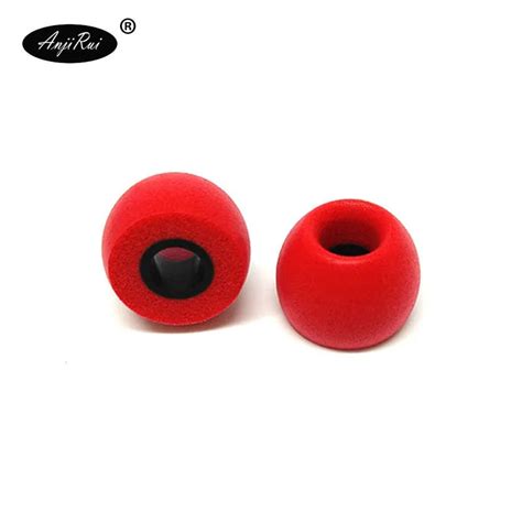 2 шт 1 пара Anjirui Ts400 12 5 мм M Калибр амбушюры крышка 4 9 мм пены памяти ушные наконечники