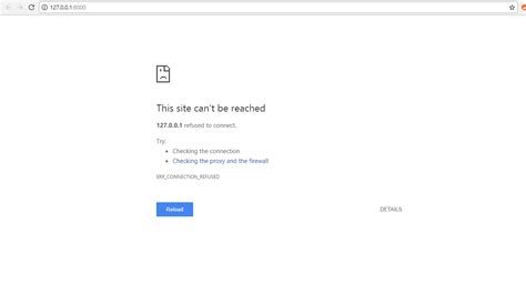 Python 127001 Refused To Connect Stack Overflow
