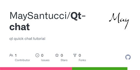 Github Maysantucciqt Chat Qt Quick Chat Tutorial