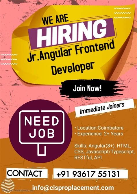 Angularfrontenddeveloper Hiring Hiringnow Jobopening Jobsearch