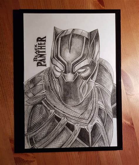 Black Panther Drawing Skill