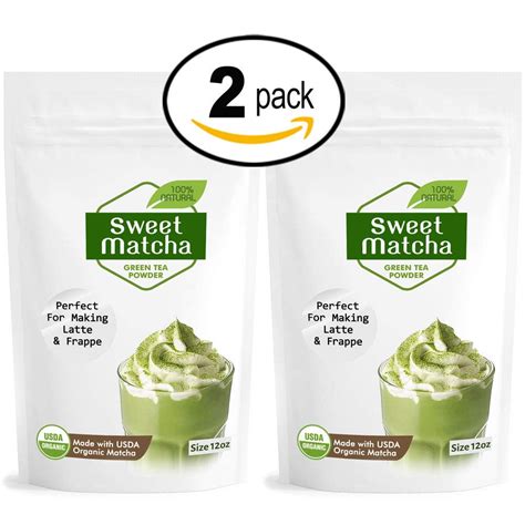Matcha Outlet Sweet Matcha Green Tea Powder 2x 340g Latte Shake