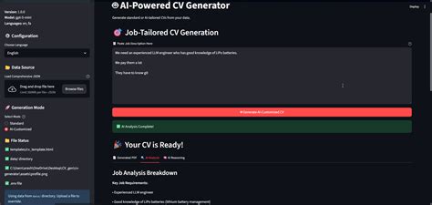 Github Arashiranfarcv Generator 🤖 Ai Powered Cv Generator With Dual Language Support