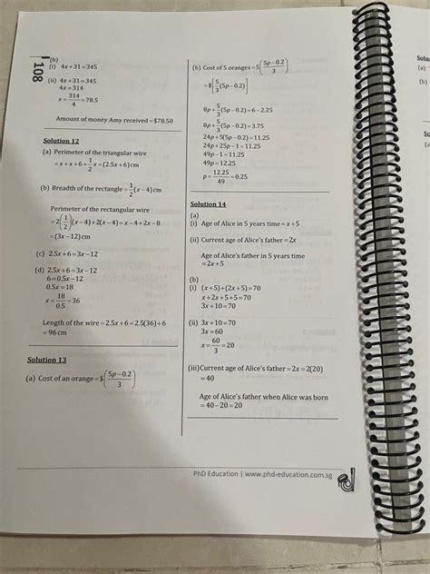 Phd Maths For Sec 1 Hobbies And Toys Books And Magazines Assessment Books On Carousell