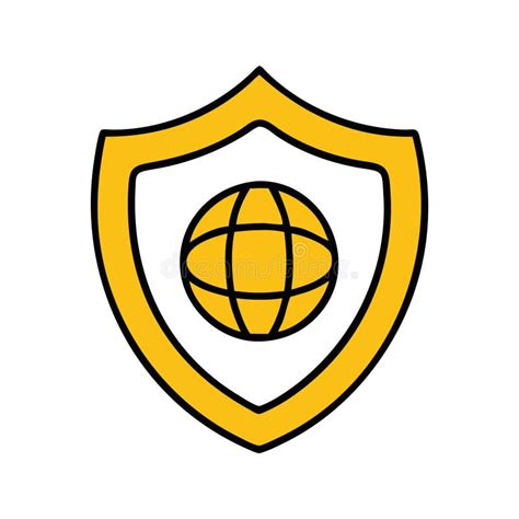 Data Security Shield Icon Stock Vector Illustration Of Vector 361504656