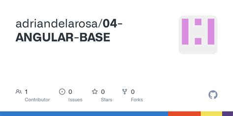 Github Adriandelarosa04 Angular Base Github Adriandelarosa04 Angular Base