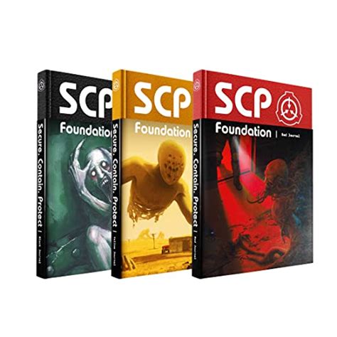 Scp Foundation Artbook Adventure Book Amazon Edition Slipcase Set