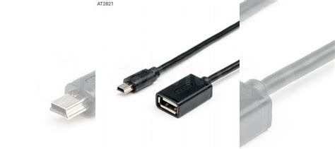 At2821 Otg кабель Atcom Miniusb M Usb Type A купить в Москве Электроника Авито