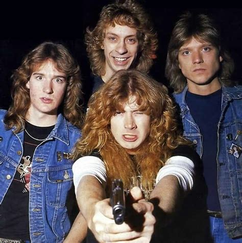 Megadeth 1985 Megadeth Fotos De Banda Fotografía De Bandas