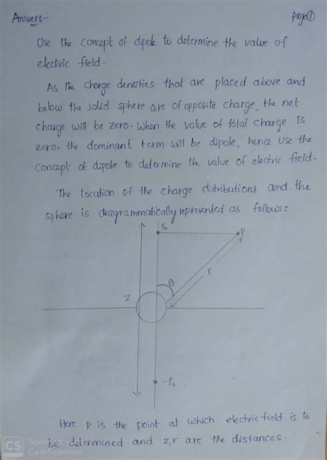 a solid sphere radius r is centered at the origin the “northern