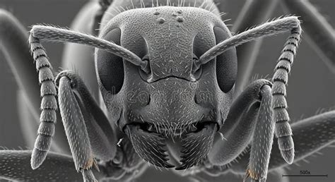 Extreme Close Up Of An Ant S Head Reveals Intricate Details And