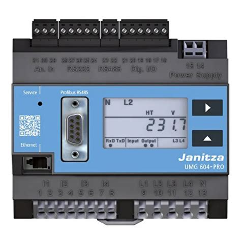 Janitza Umg 604 Pro Анализатор сети Janitza ООО ЭТАЛОН ПРИБОР