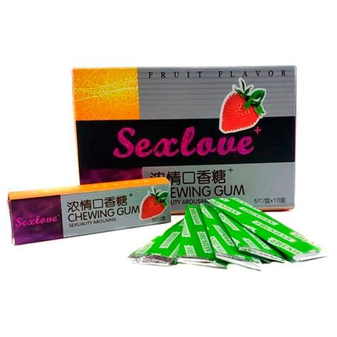 Chicles Excitantes Chewing Gum X50 Chicles Eros Sex Shop