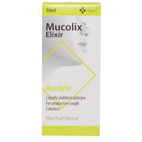 Mucolix Elixir 90ml Woods Pharmacy