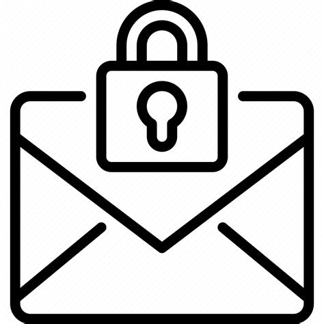 Encryption Privacy Padlock Email Security Icon Download On Iconfinder