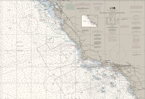 San Diego To San Francisco Bay Nautical Chart The Nautical Chart Company